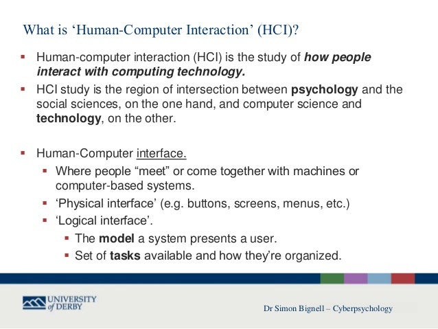 The Psychology of Human-Computer Interaction