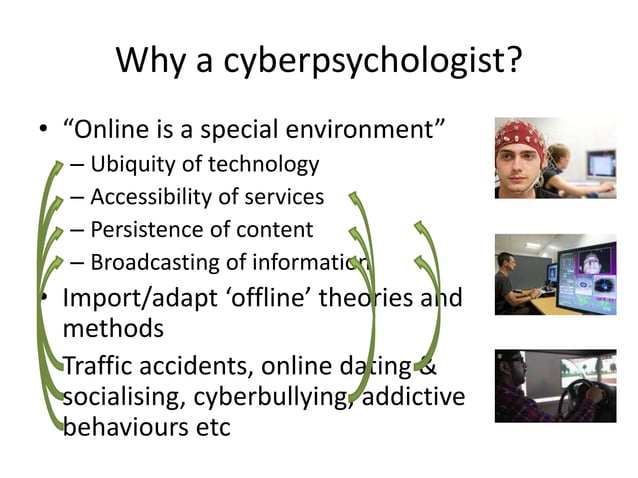 Cyber Psychology - Dr Jens Binder | PPTX