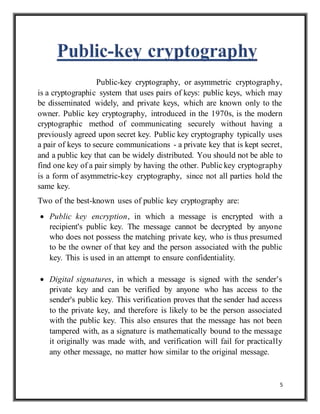 Cyber public key cryptography | DOCX