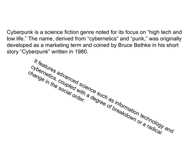 Cyberpunk101 | PPT