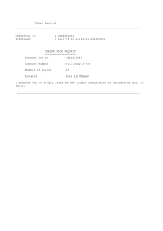 Cyber receiptchk1802582 | TXT