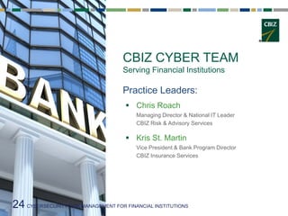 Cybersecurity Risk Management for Financial Institutions | PDF
