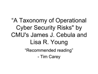 Cyber Risks Paper | PPT | Free Download