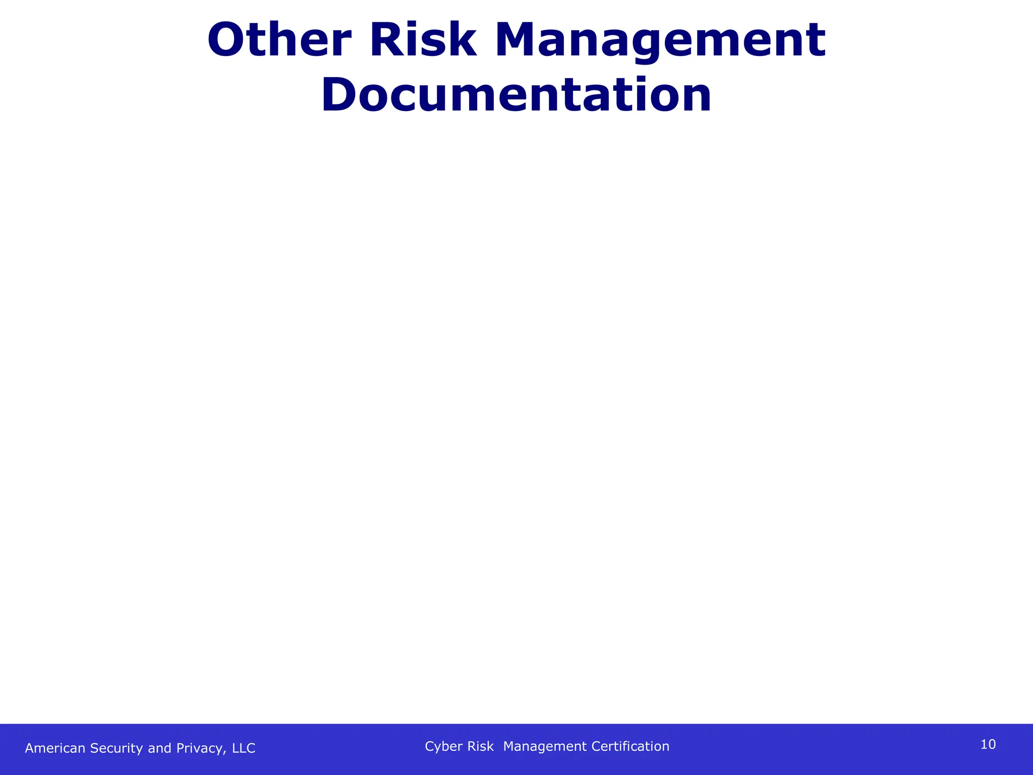 Cyber RM - Policy - Module 5 Powerpoint Presentation | PPT