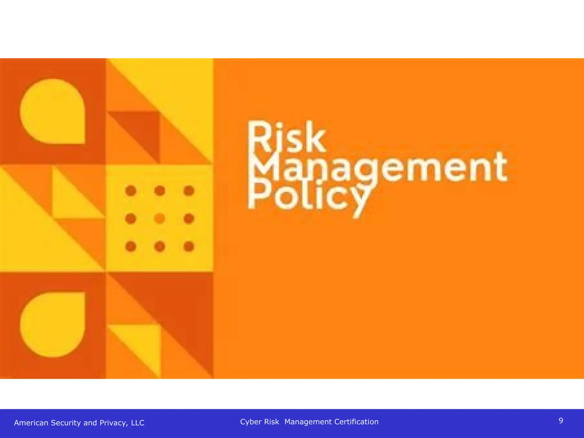 Cyber RM - Policy - Module 5 Powerpoint Presentation | PPT