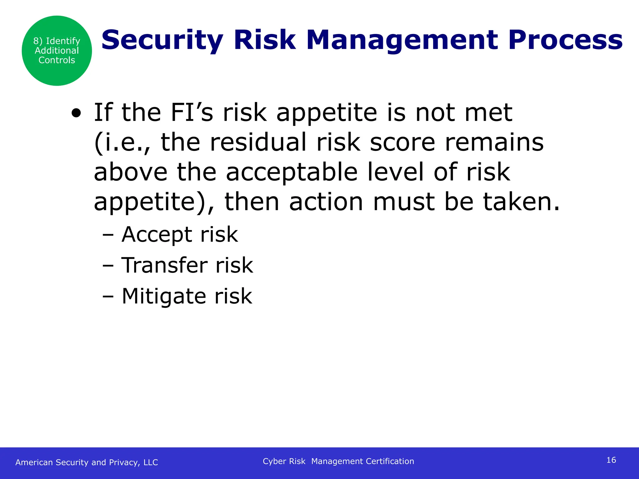 Cyber RM - Process - Module 4 Powerpoint Presentation | PPT