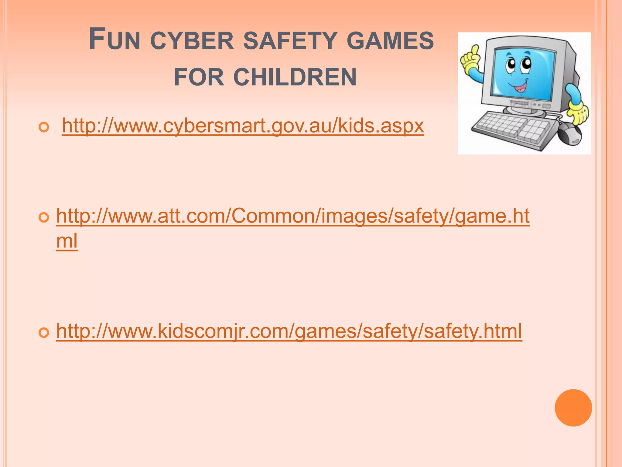Cyber safety | PPTX