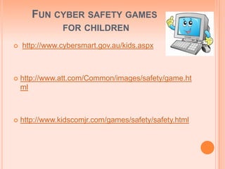 Cyber safety | PPT