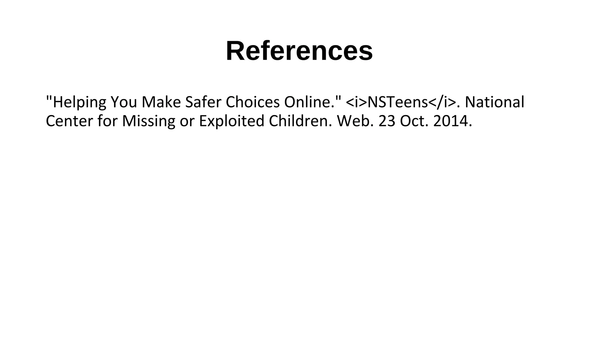 Cyber safety training for 6th grade | PPT