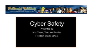 Cyber safety training for 6th grade | PPT