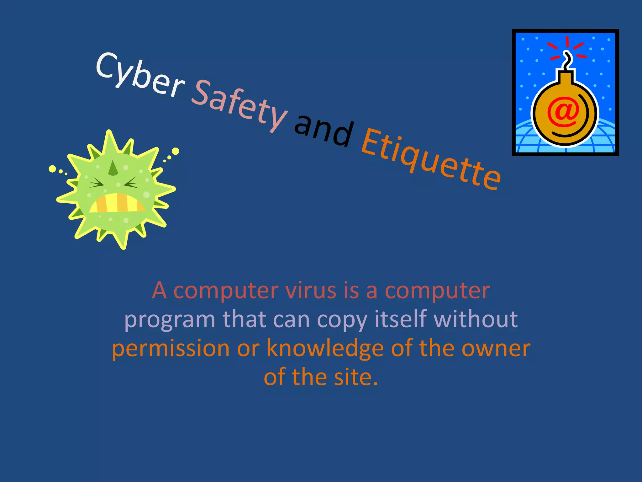Cyber Safety And Etiquette | PPTX