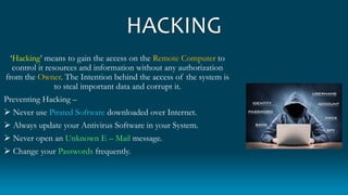 Cyber Safety Class 9 | PPTX