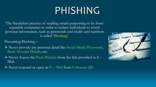 Cyber Safety Class 9 | PPTX