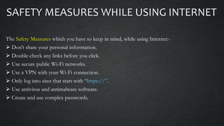 Cyber Safety Class 9 | PPTX