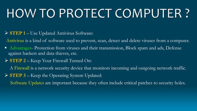 Cyber Safety Class 9 | PPTX