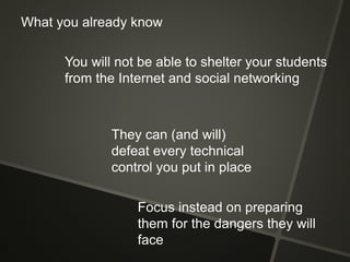 Cyber Safety for Middle School Students and Parents | PPTX | Social ...