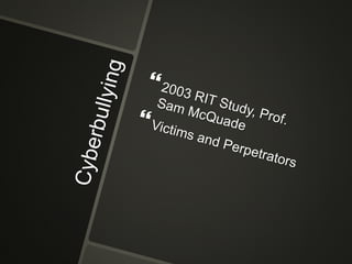 Cyber Safety for Middle School Students and Parents | PPTX