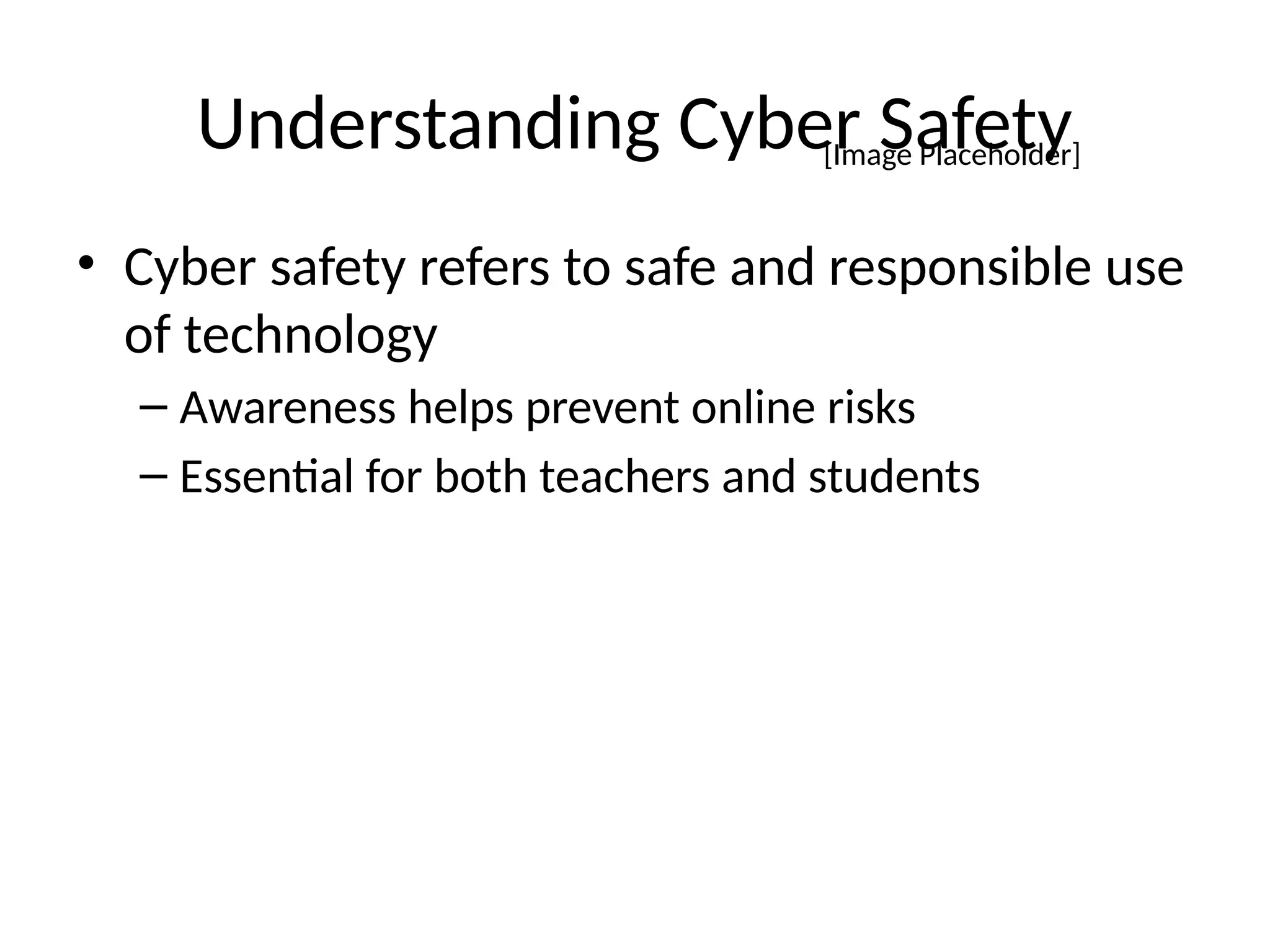 CYBER SAFETY FOR SCHOOL TECHERS AND STUDENTS | PPTX