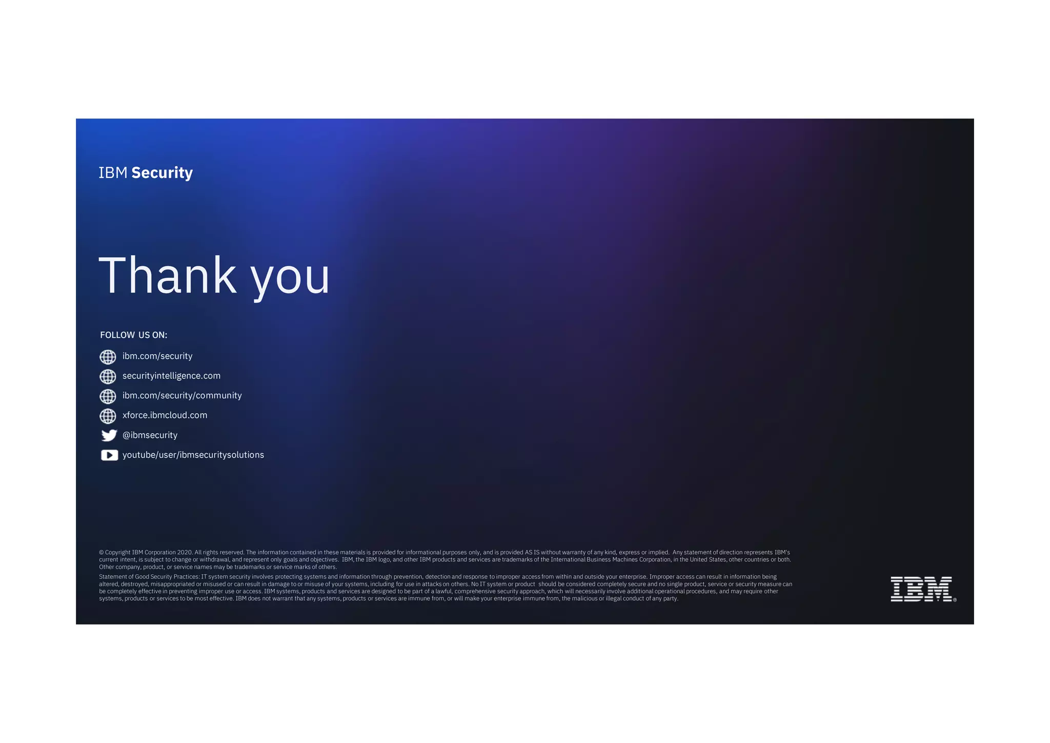 IBM Security - Successful digital transformation | PPT