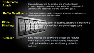 Methods of Cybersecurity Attacks | PPTX