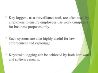 Keyloggers and Spywares | PPT