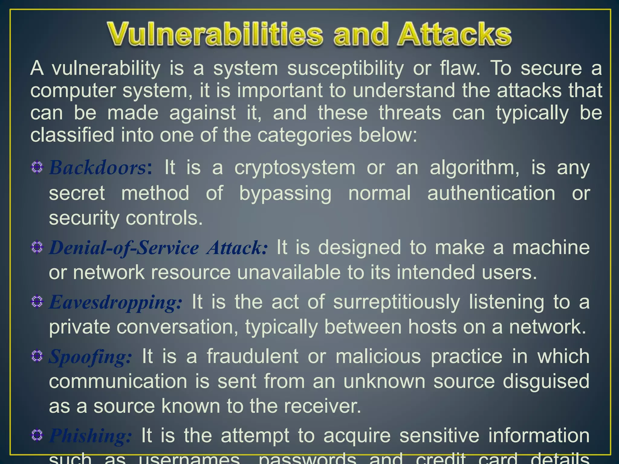 Cyber crime and security | PPTX