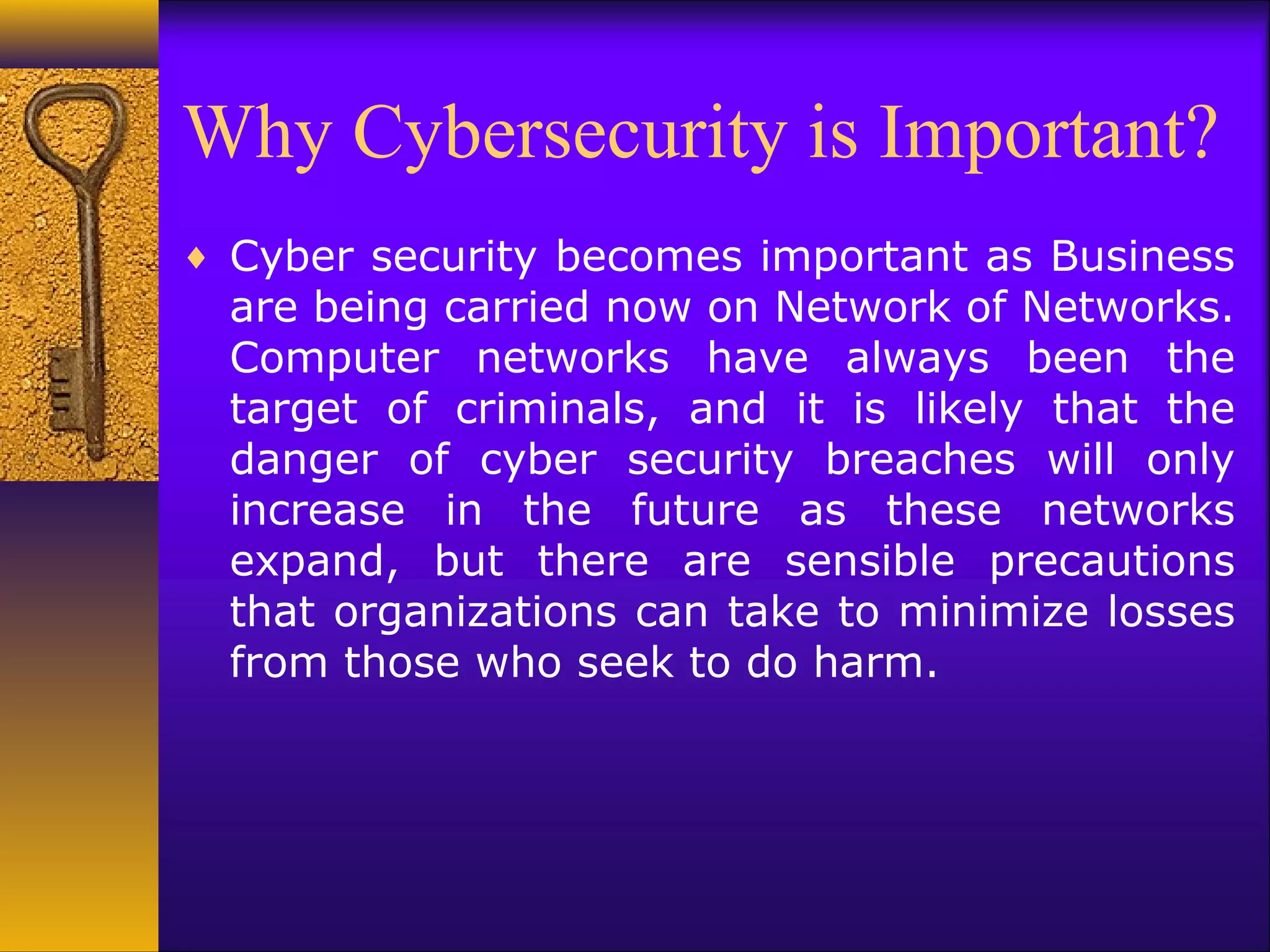 Cyber security & Importance of Cyber Security | PPT