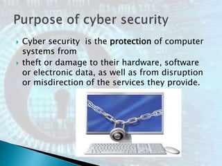 Cyber security Information security | PPTX