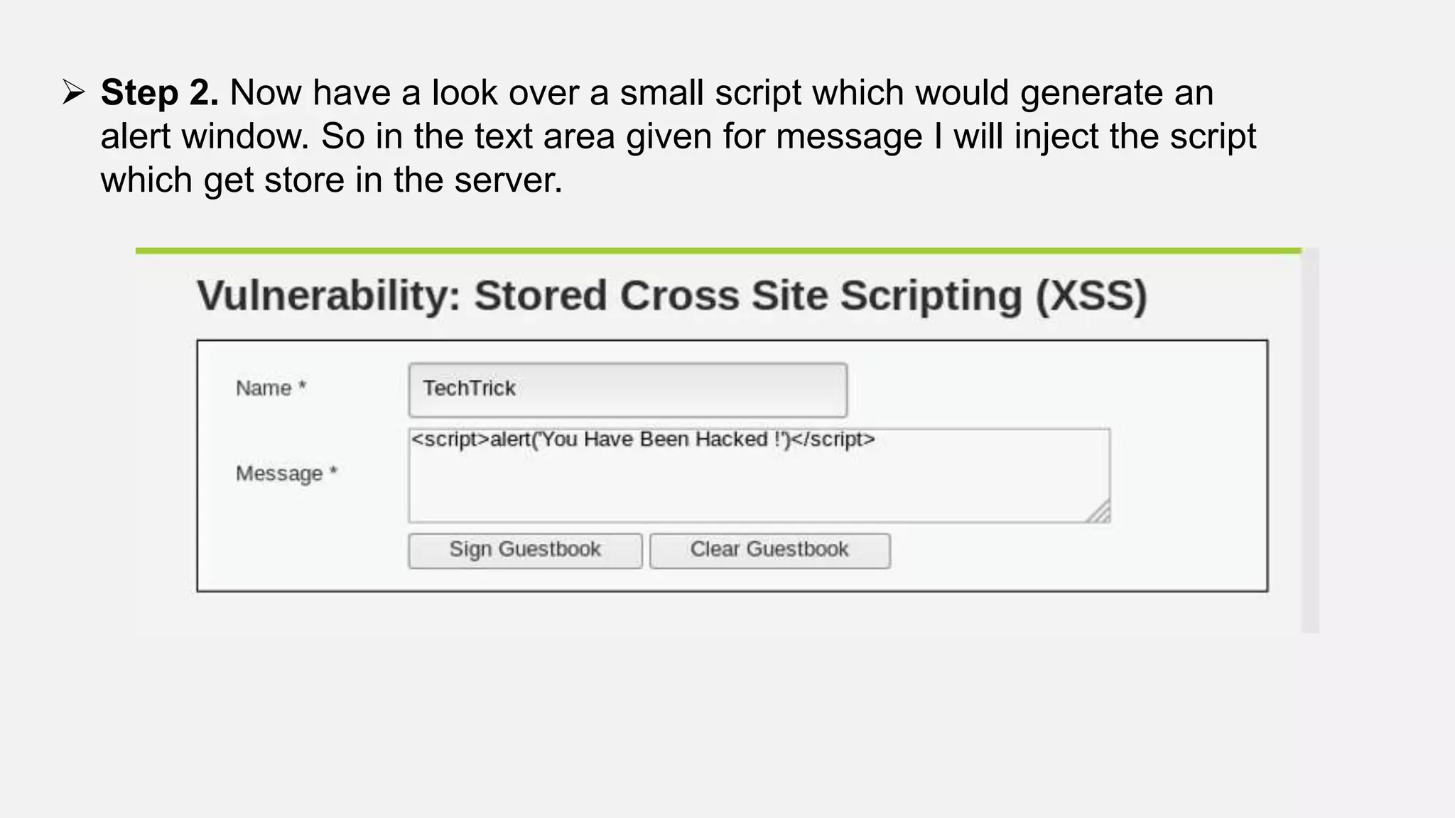 STORED XSS IN DVWA | PPTX