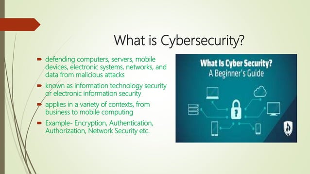 Cyber security | PPT