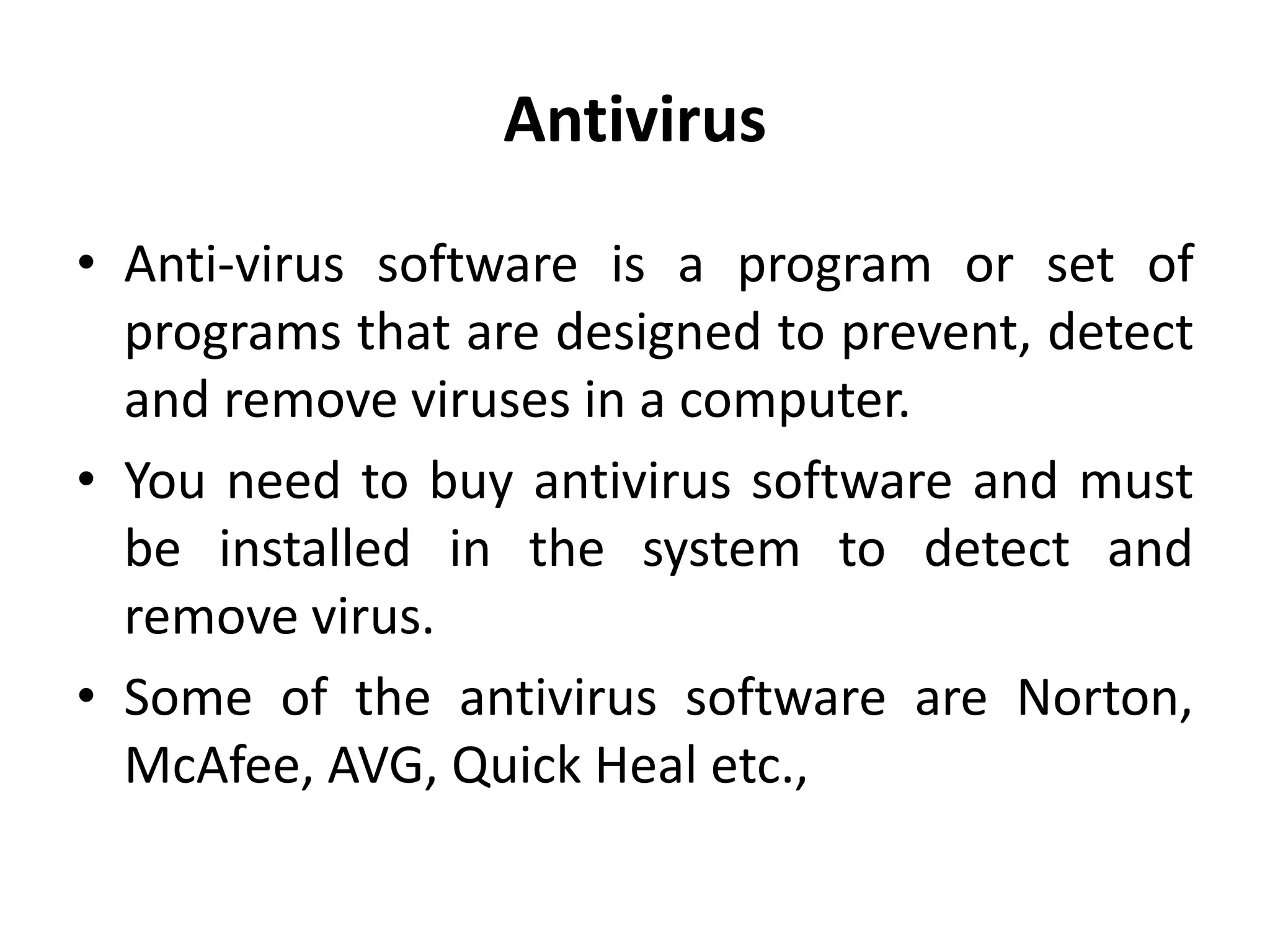 Cyber Security Pptx Antivirus Software Computer Software And Applications