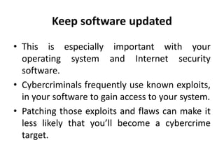 Cyber security | PPTX | Antivirus Software | Computer Software and ...