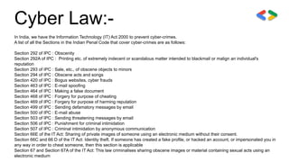 Cyber security | PPT | Free Download