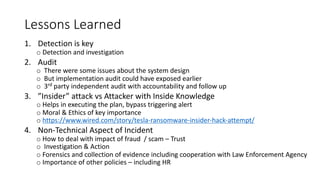 UMS Cybersecurity Awareness Seminar: Cybersecurity - Lessons learned ...