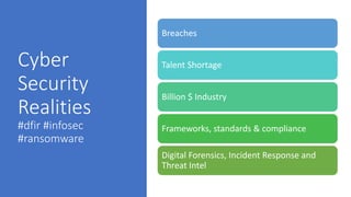 UMS Cybersecurity Awareness Seminar: Cybersecurity - Lessons learned ...