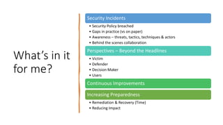 UMS Cybersecurity Awareness Seminar: Cybersecurity - Lessons learned ...
