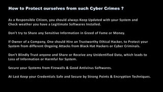Cyber Security Awareness to Prevent from Cyber Crime | PPT