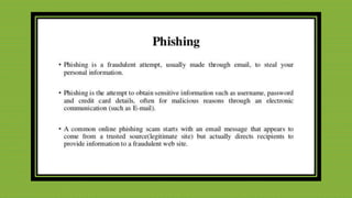 Introduction to cybersecurity principles | PPT