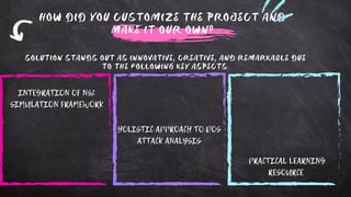 cyber security DOS attack using NS2 ppt content | PDF