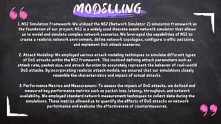 cyber security DOS attack using NS2 ppt content | PDF