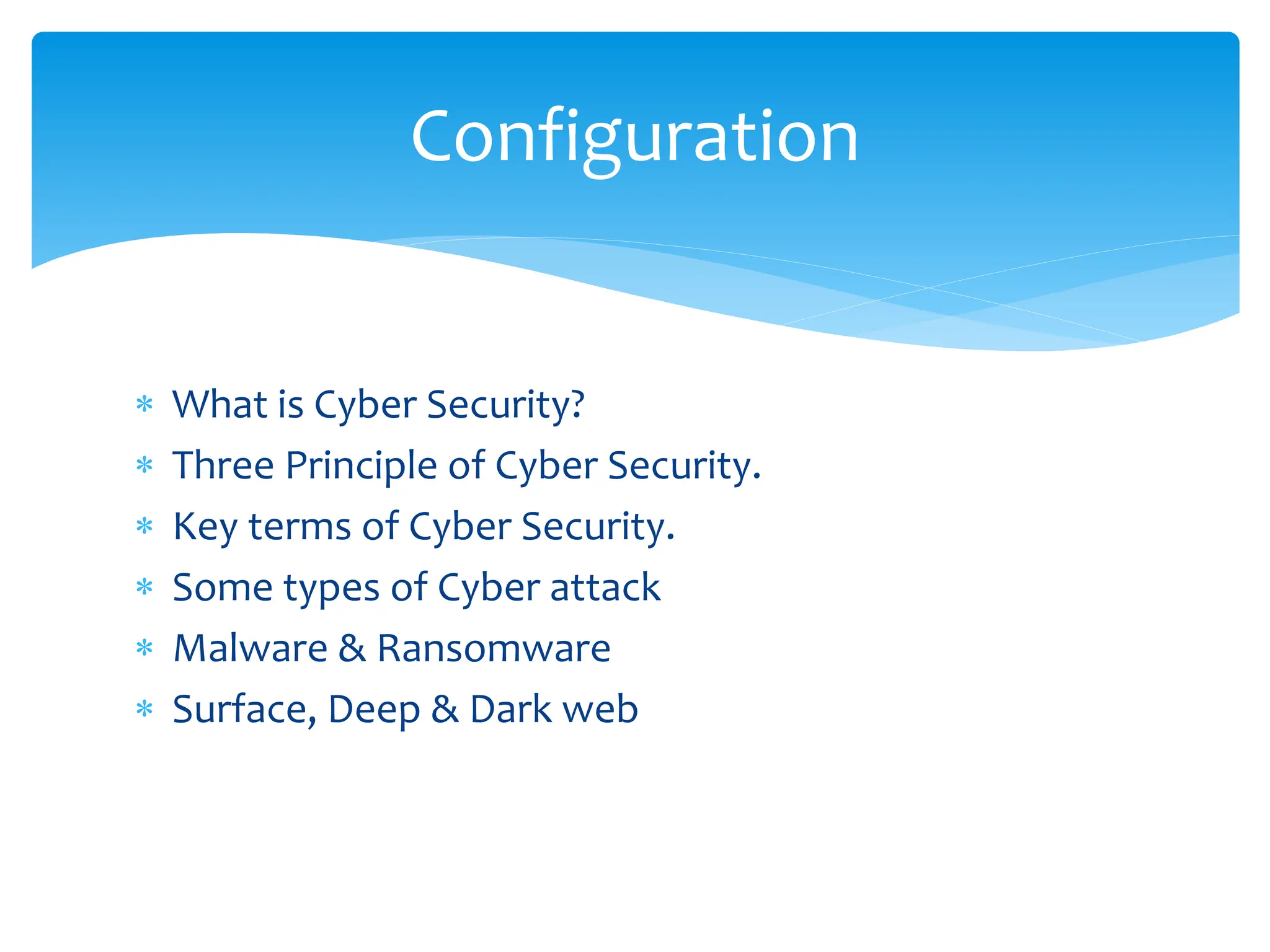 Cyber Security Beginner Level Presentation Slide Ppt