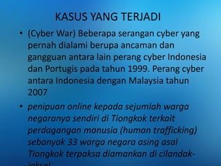 Cyber_Security yang memungkinkan kita mengenal dunia cyber | PPT