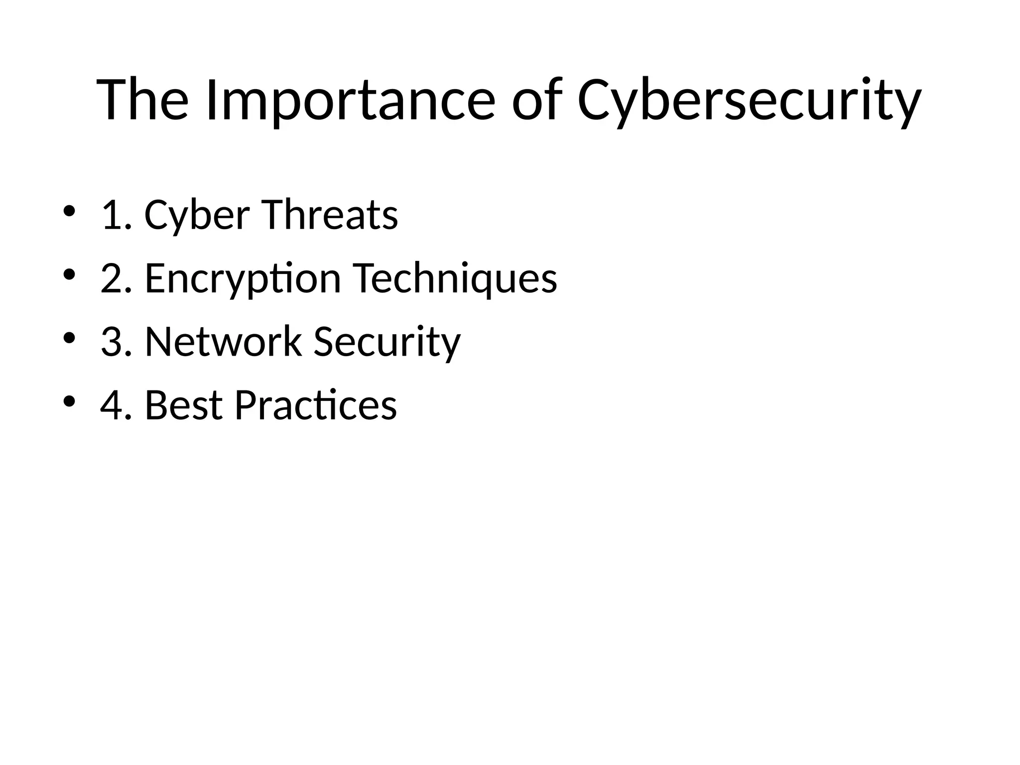 Cybersecurity esentials mainly importance of it | PPTX