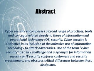 CYBER SECURITY and cyber law with management.PPT.pptx