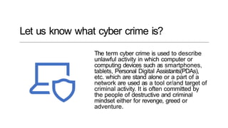 introduction to cybersecurity : definition, CIA, RISK... | PPTX