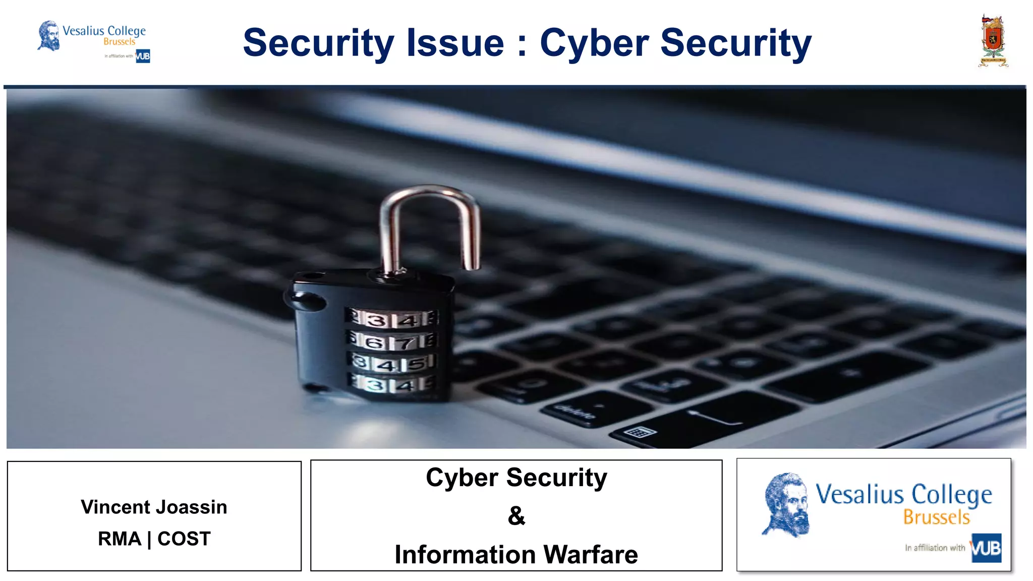 Cyber Security & Information Warfare : A global security issue | PPT