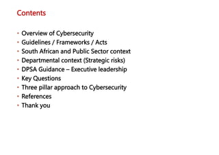 Cyber Security - Awareness Presentation - High Level | PPT