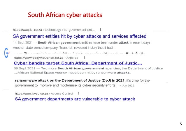 Cyber Security - Awareness Presentation - High Level | PPT