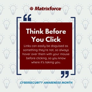 Cybersecurity Awareness Month Tips | PDF