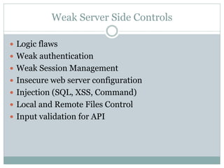 Cybersecurity - Mobile Application Security | PPT